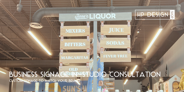 Business Signage In-Studio Consultation Form - HP Design