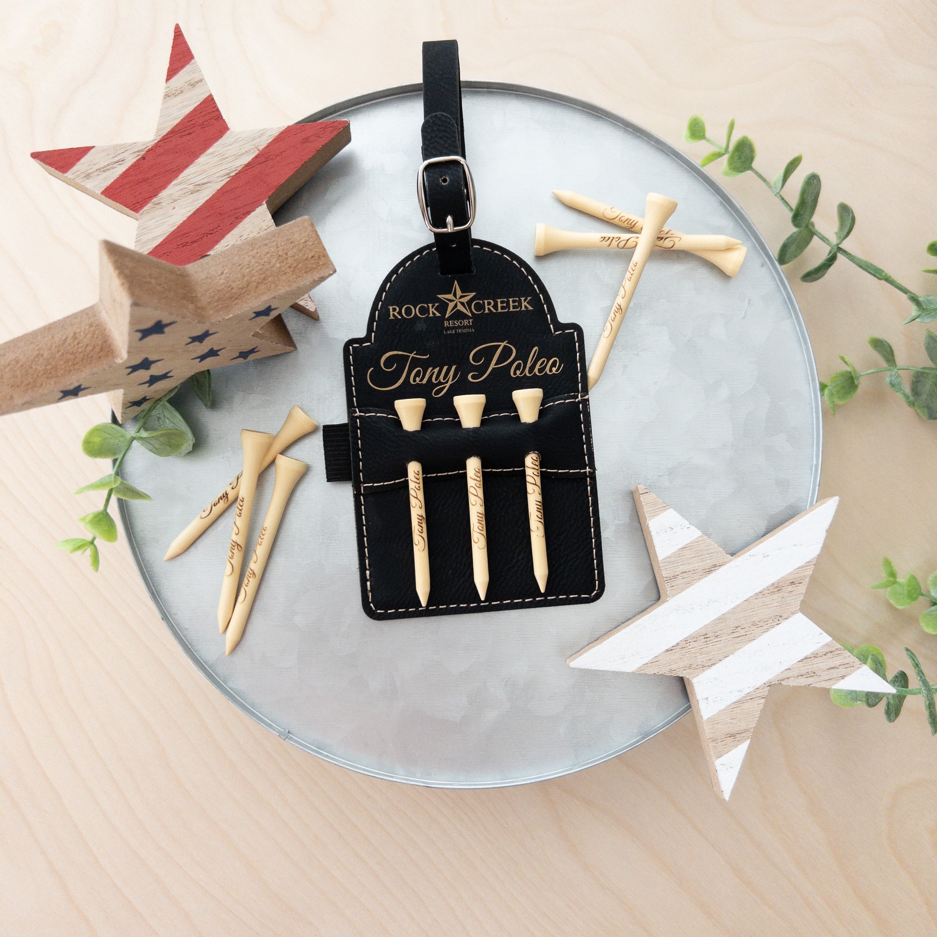 Personalized Engraved Golf Pins and Bag Tag Ultimate Set – HP Design