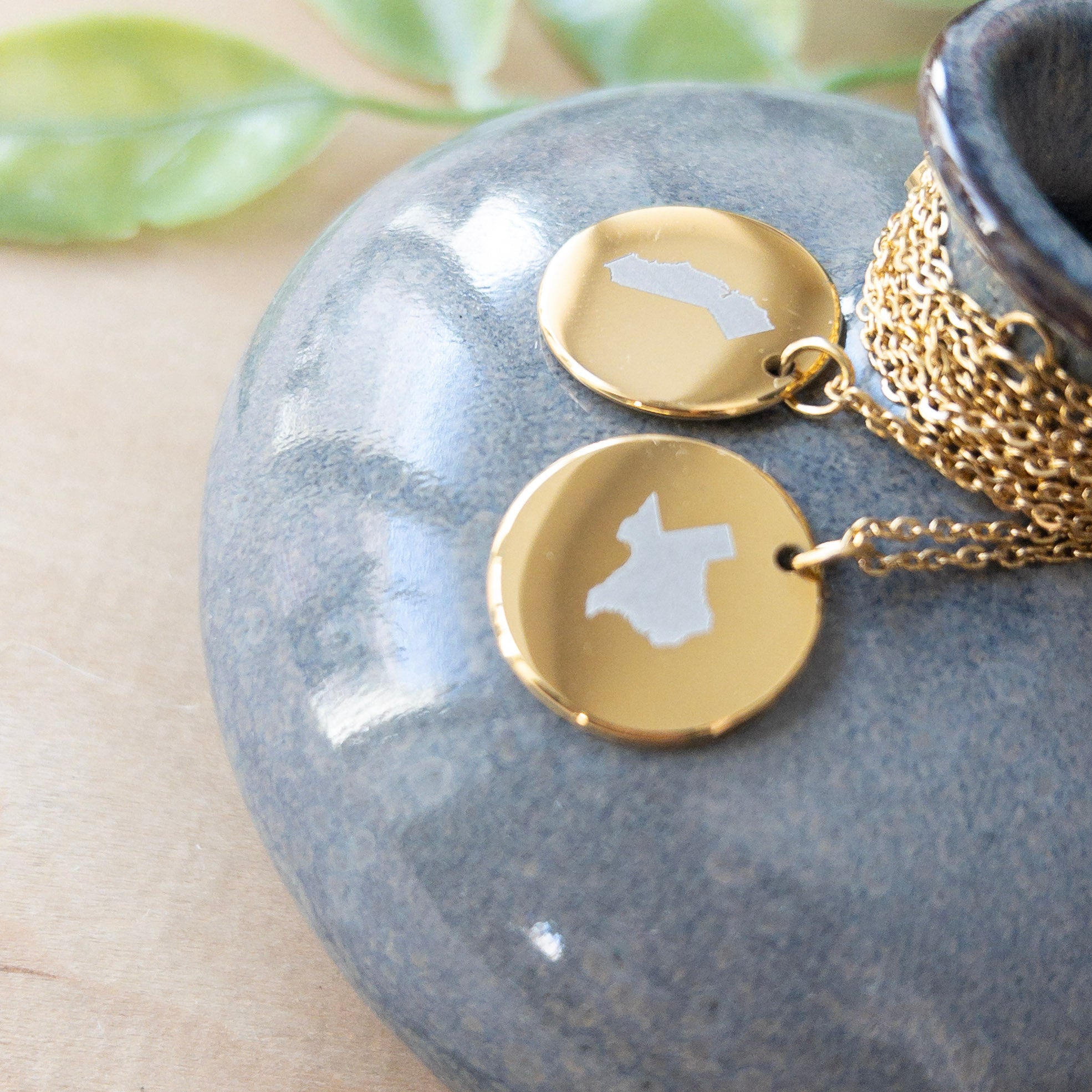 Personalized State Charm Necklaces – HP Design